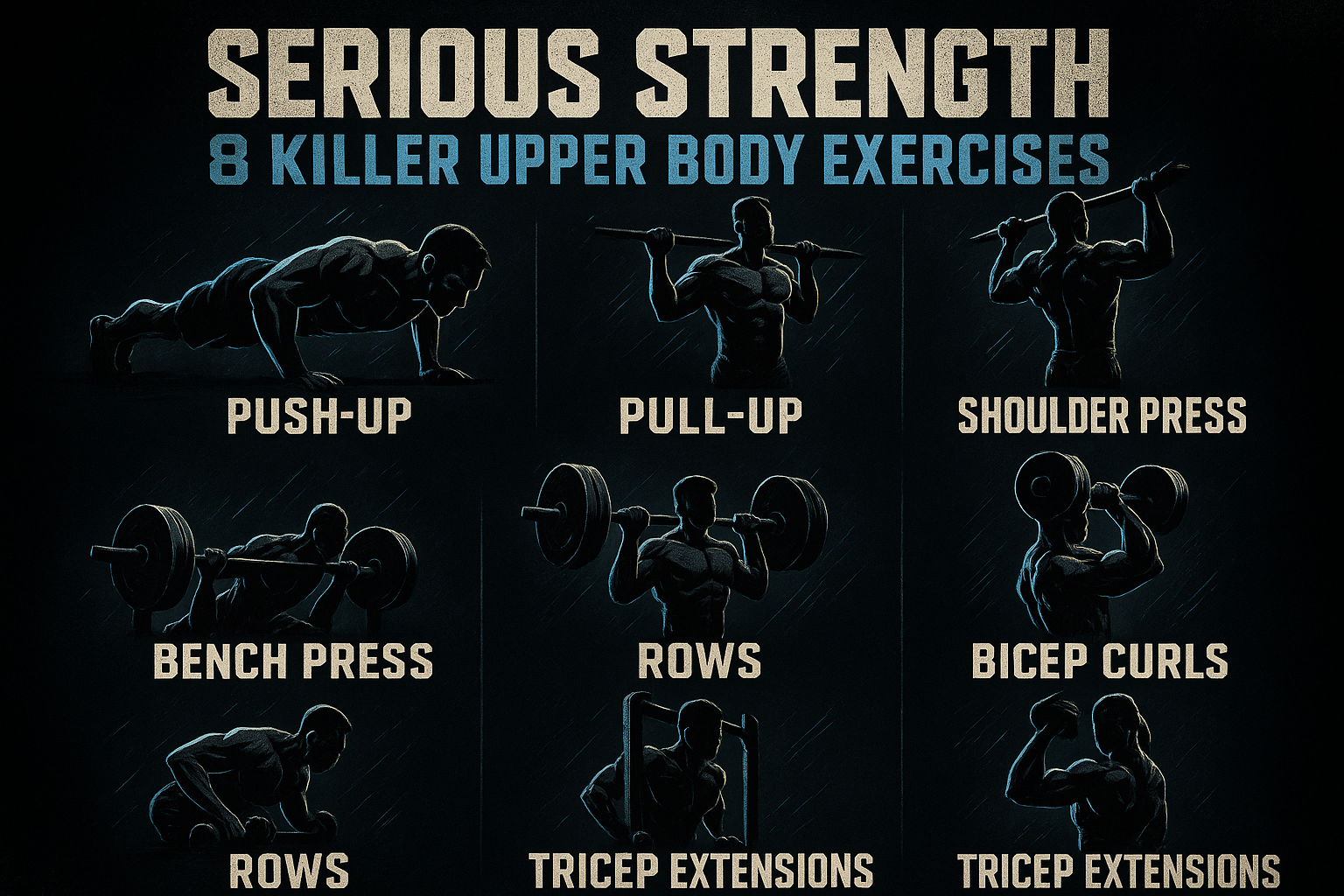 8 Killer Upper Body Moves for Serious Strength – Nitrocut